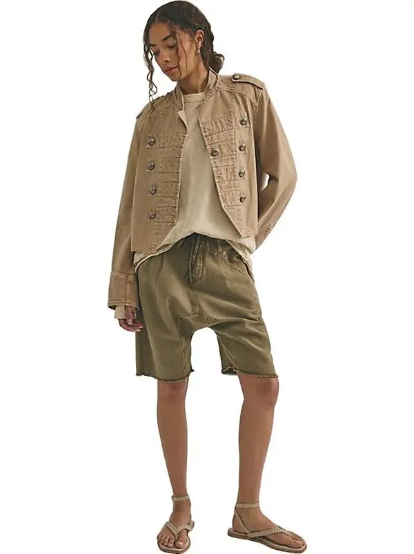 We The Free Sage Harem Shorts - Dusted Cocoa