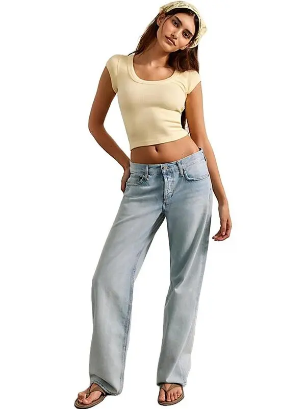 AGOLDE Low-rise Loose Straight Leg Jeans - Amplify