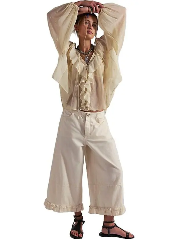 We The Free Love Me Not Bloomer Jeans - Seashell