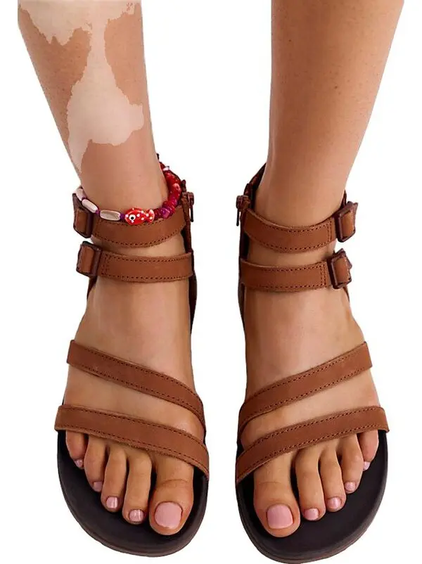 CHACO Lowdown Strappy High Sandals - Nutshell