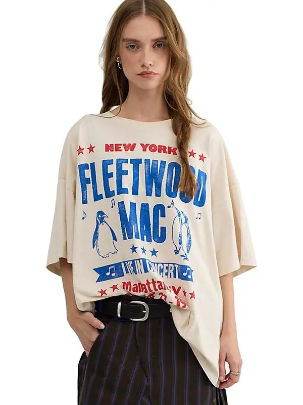 Daydreamer Fleetwood Mac Live In Concert Graphic Tee - Ivory