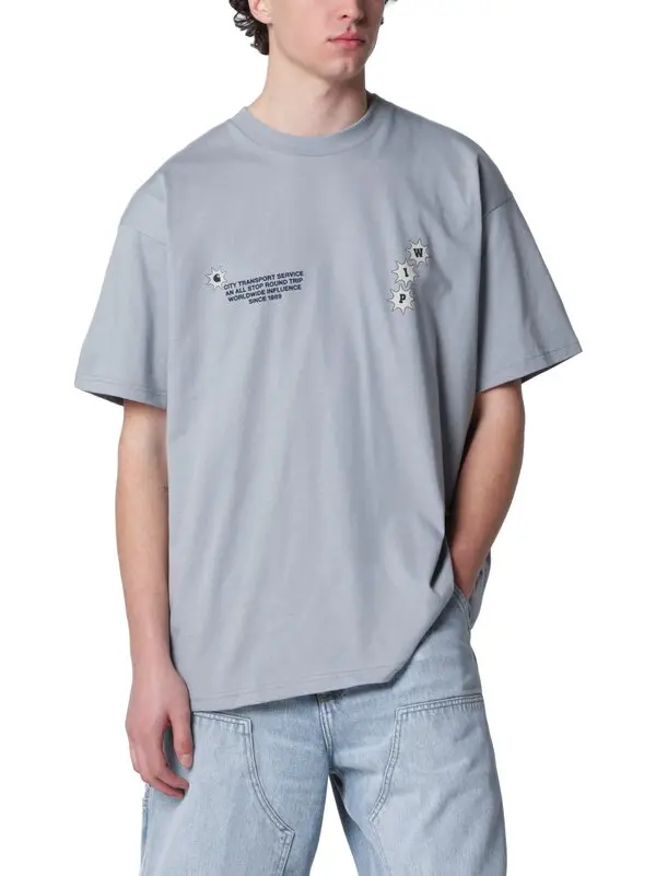Carhartt Work In Progress S/s C Trip T-shirt Color Mirror - Grey