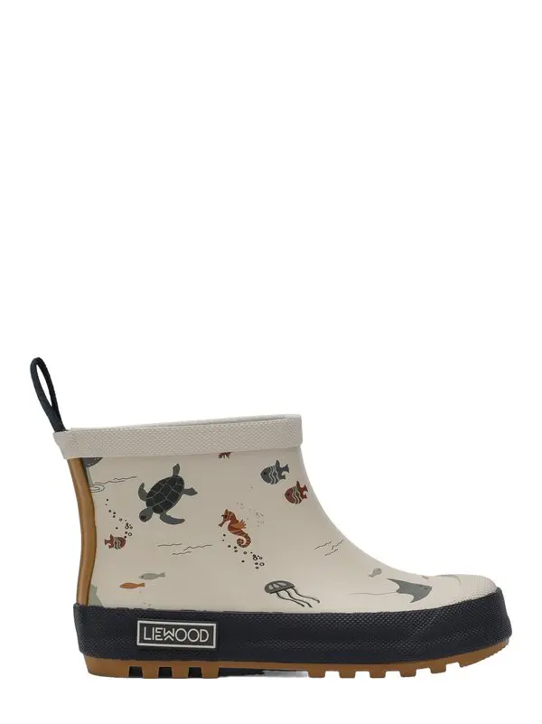 LIEWOOD Sea Creature/sandy Rubber Rain Boots - Beige
