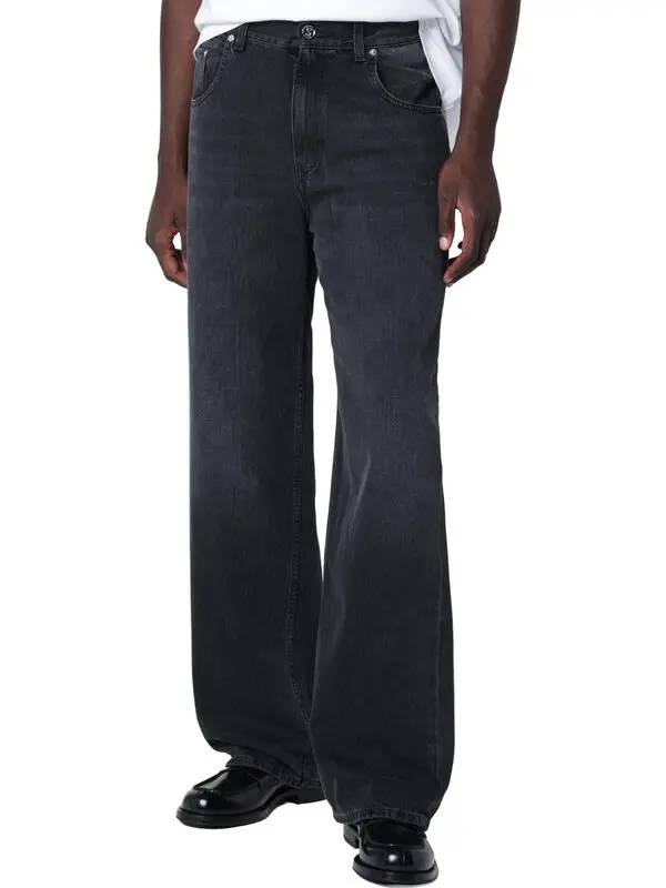Séfr Relaxed Cut Washed Jeans - Black