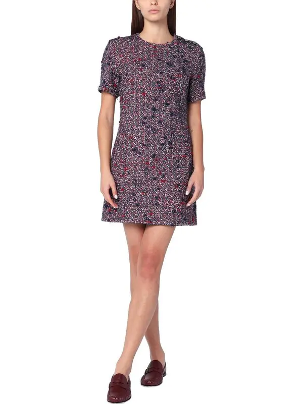Gucci Bouclé Wool Dress - Blue