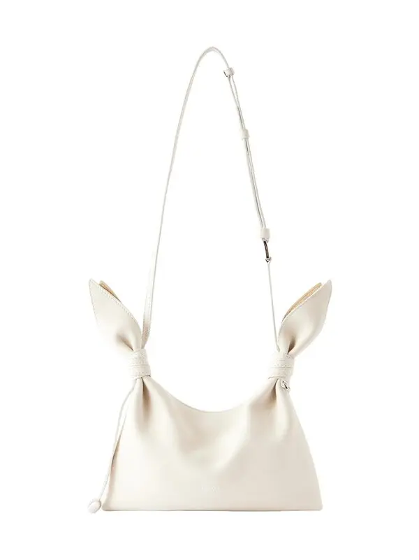 Loewe Scarf Leather Shoulder Bag - White