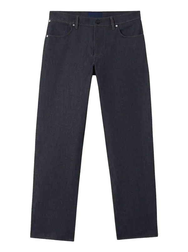 Stone Island Raw Denim Trousers - Blue