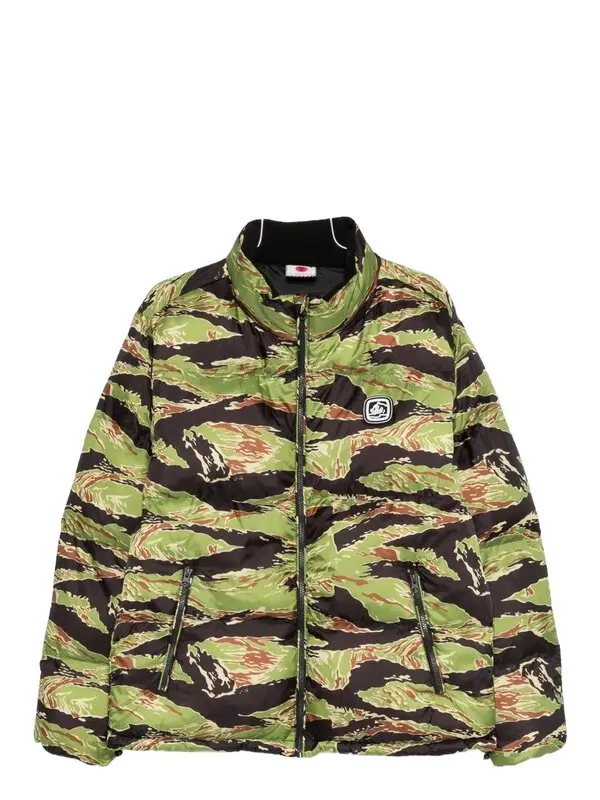 ICECREAM Camouflage Down Jacket With Logo Patch - Multi