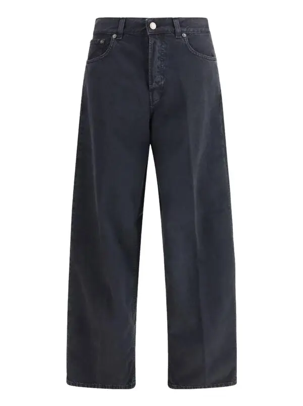 HAIKURE Bethany Wide-leg Denim Jeans - Black