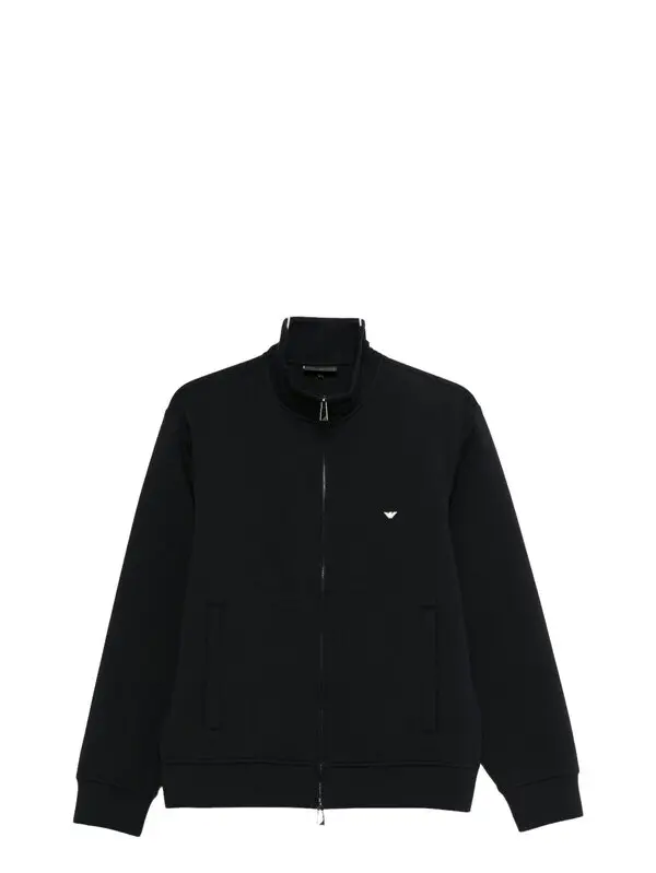 Emporio Armani Logo Cotton Sweatshirt - Blue