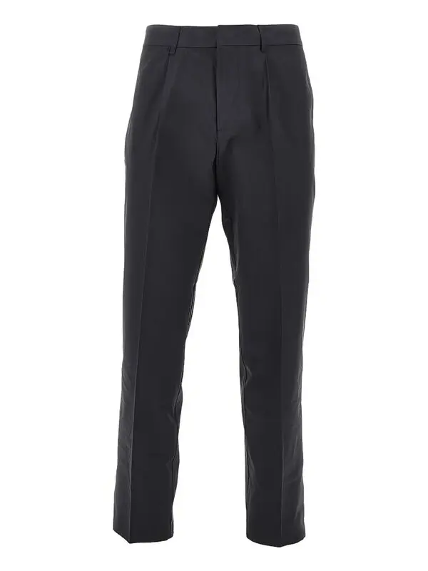 Emporio Armani Cotton Chino Trousers - Blue
