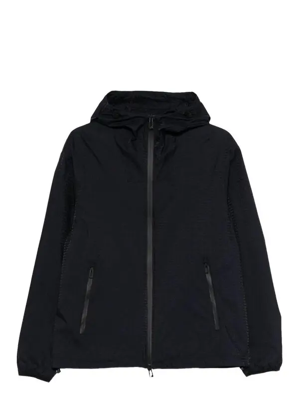 Emporio Armani Nylon Blouson Jacket - Blue