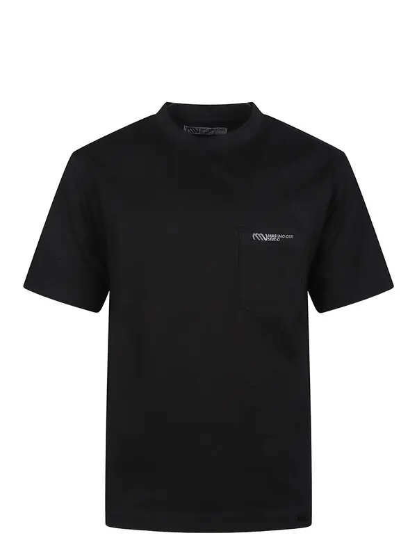 MASSIMO OSTI STUDIO T-shirt With Pocket - Black