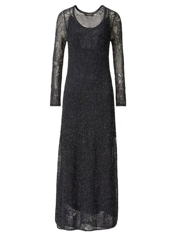 Fabiana Filippi Lace Long Dress - Blue