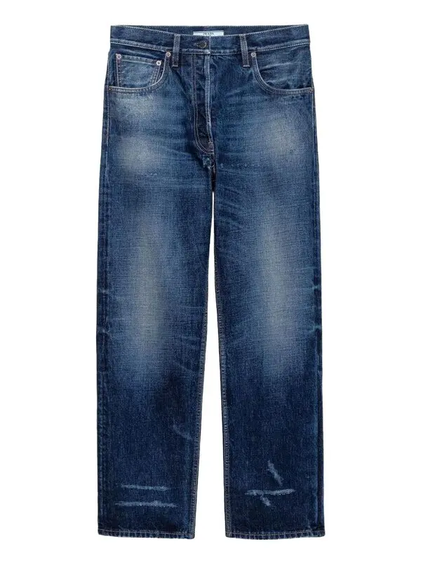 Prada Denim Cotton Jeans - Blue