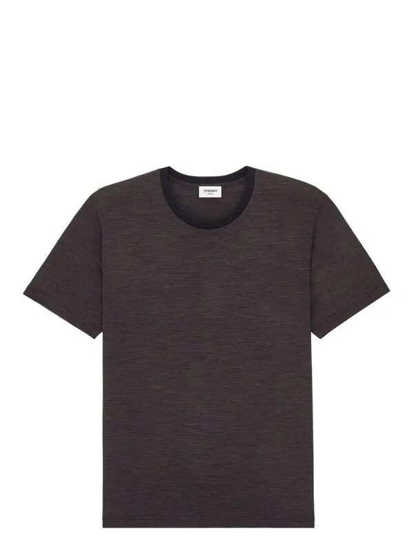 Saint Laurent Cassandre T-shirt - Black