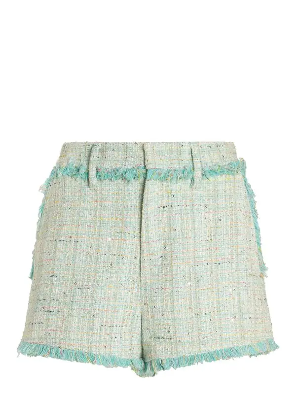 GENNY Multi-thread Jacquard Shorts - Green