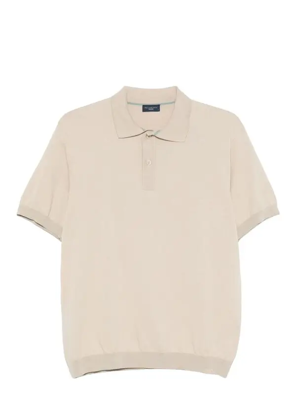 Paul & Shark Knitted Polo - Beige