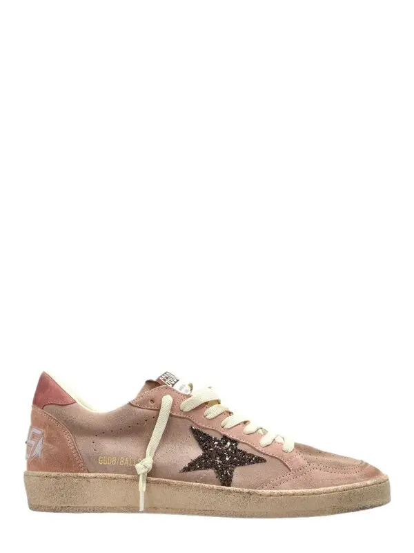 GOLDEN GOOSE Ball Star Leather Sneakers - Pink
