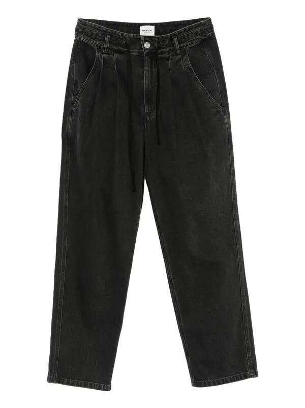 MARANT ETOILE Ilsa Cotton Trousers - Black