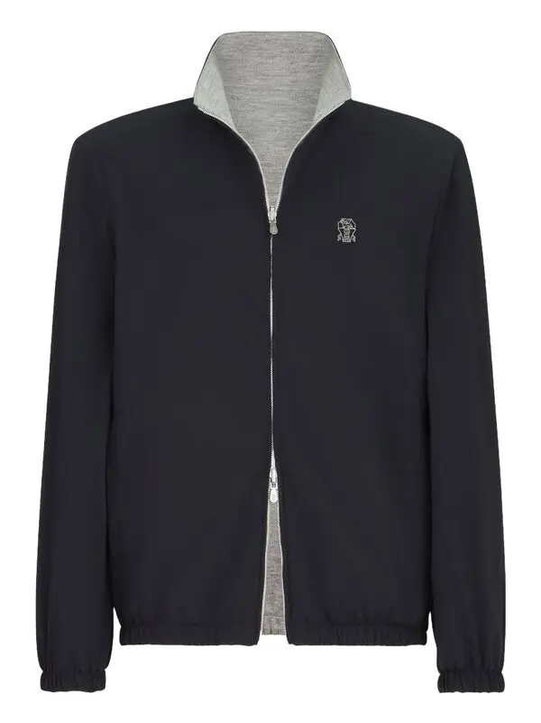 Brunello Cucinelli Water-resistant Blouson Jacket - Blue
