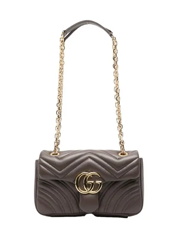 Gucci Gg Marmont Small Shoulder Bag - Brown