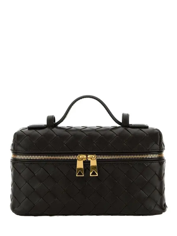 Bottega Veneta Bang Bang Leather Vanity Case - Brown