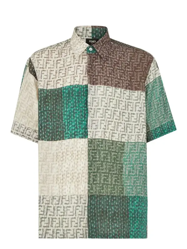 Fendi Ff Patch Shirt - Multi