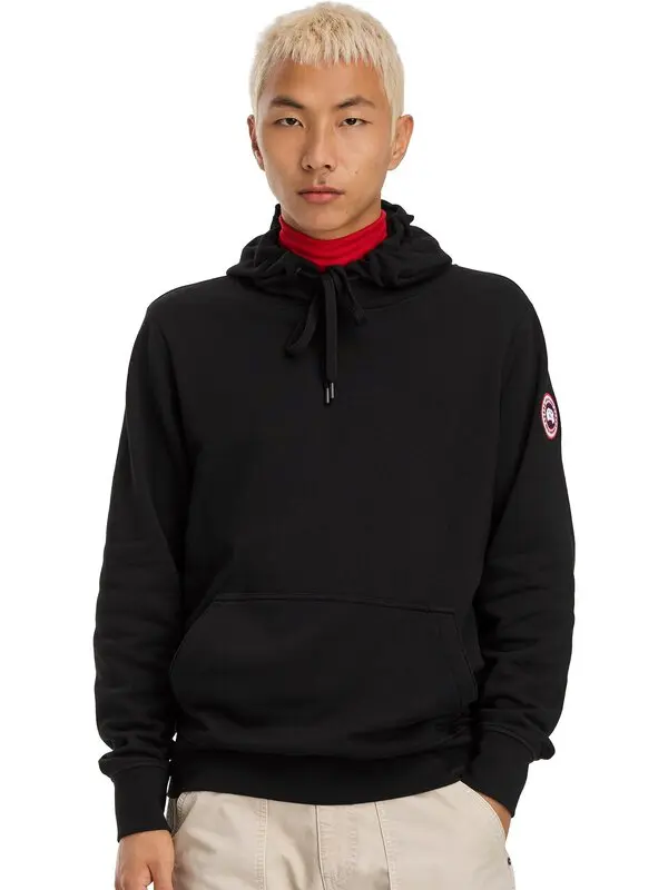 Canada Goose Huron Cotton Hoodie - Black