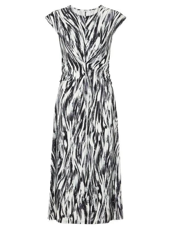 Proenza Schouler White Label Miranda Printed Stretch-jersey Midi Dress - Multi