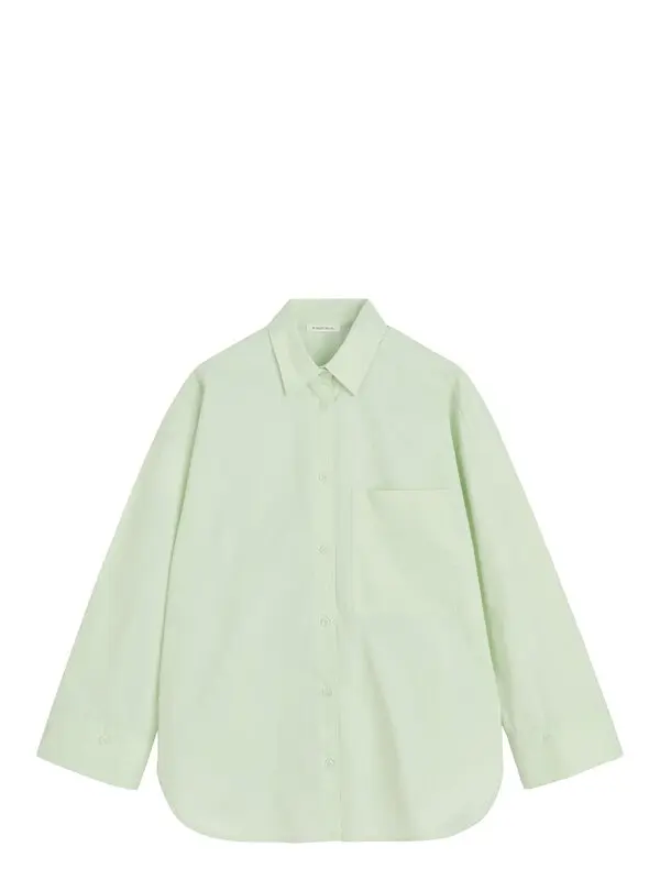 BY MALENE BIRGER Derris Organic Cotton Striped Shirt - Seacrest