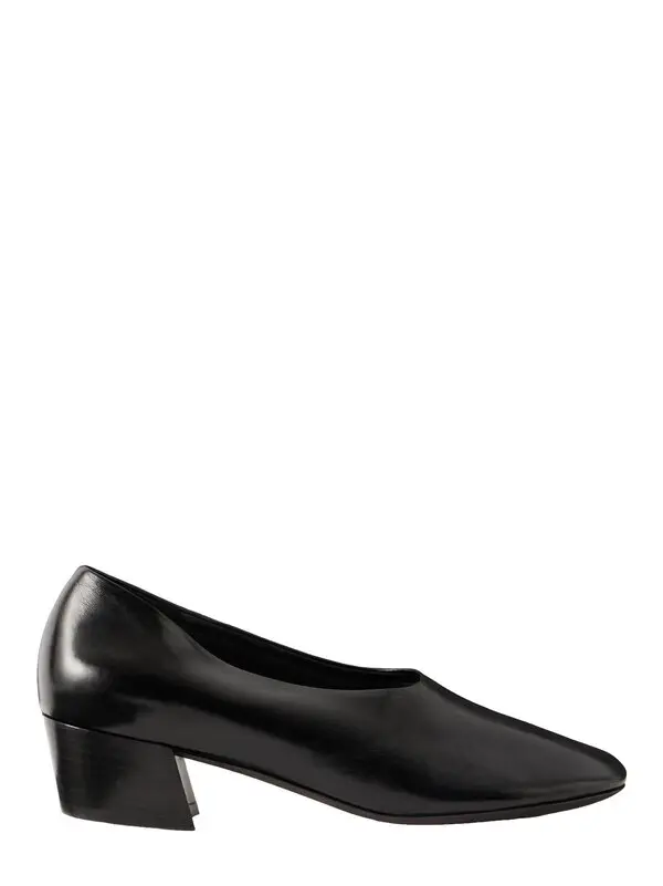 Khaite Marcy Leather Pumps - Black