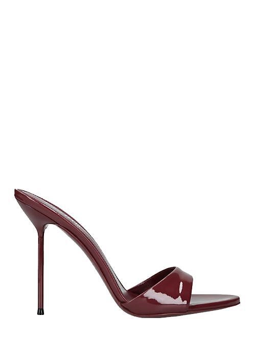 Paris Texas Lidia 105 Heeled Patent-leather Mules - Wine