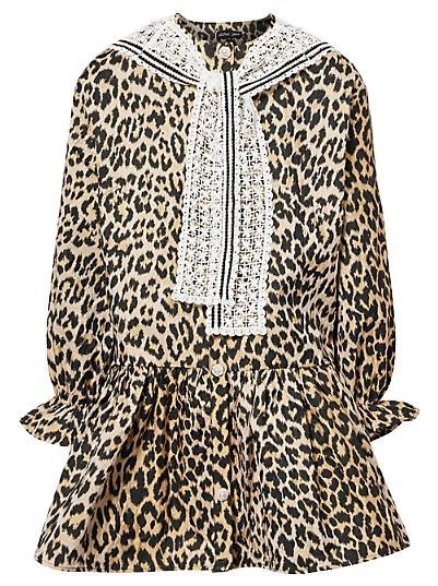SISTER JANE Print Woven Mini Dress - Leopard