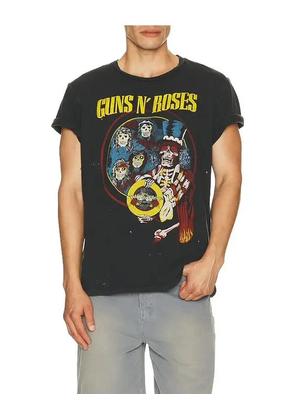 MadeWorn Guns N Roses Tee In . Also - Black