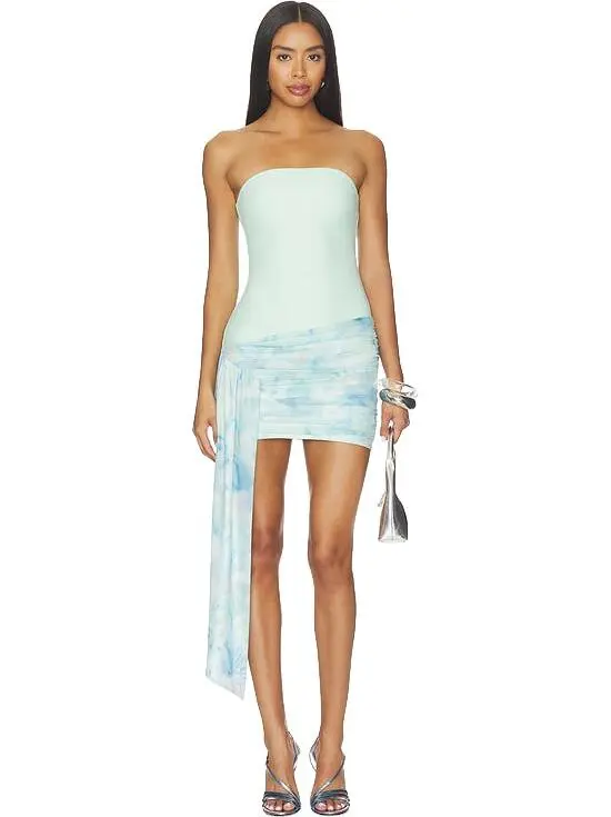 MORE TO COME Navea Mini Dress In . Also - Blue