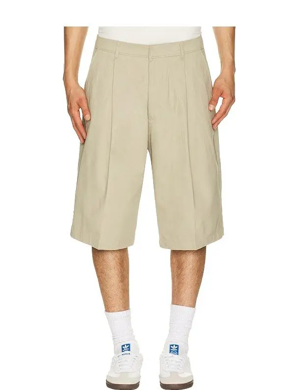 ALLSAINTS Castro Twill Shorts - Brown
