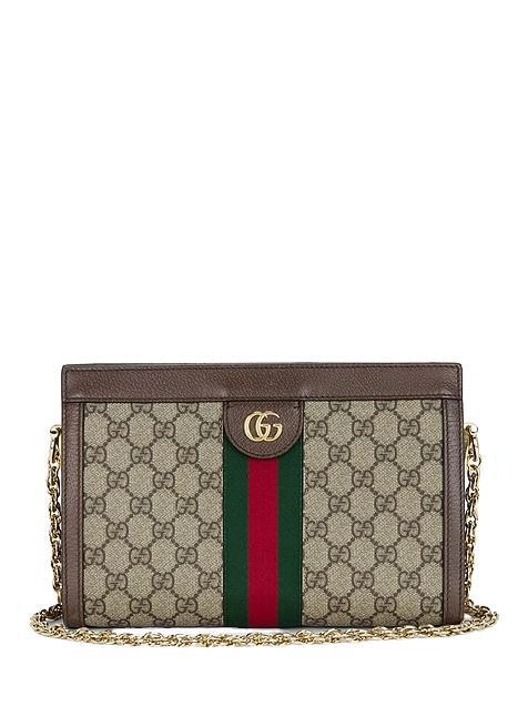 FWRD RENEW Gucci Ophidia Shoulder Bag - Brown