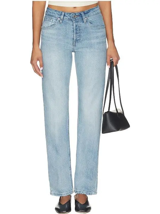 Good American Vintage Straight Jeans - Blue