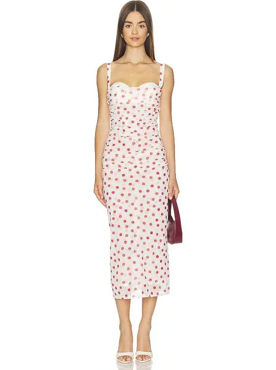 Lpa Carla Midi Dress In . Also - Multi