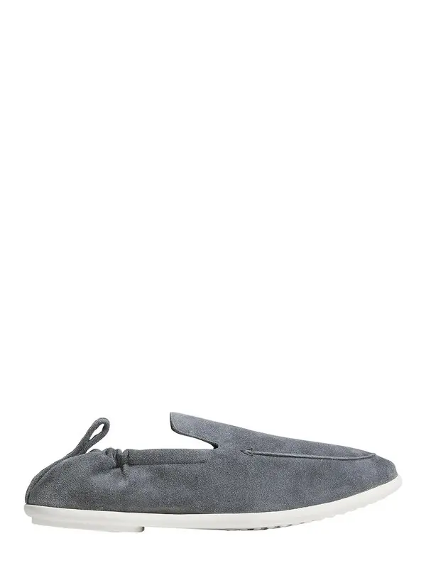 Bottega Veneta Suede Dawson Loafers - Grey