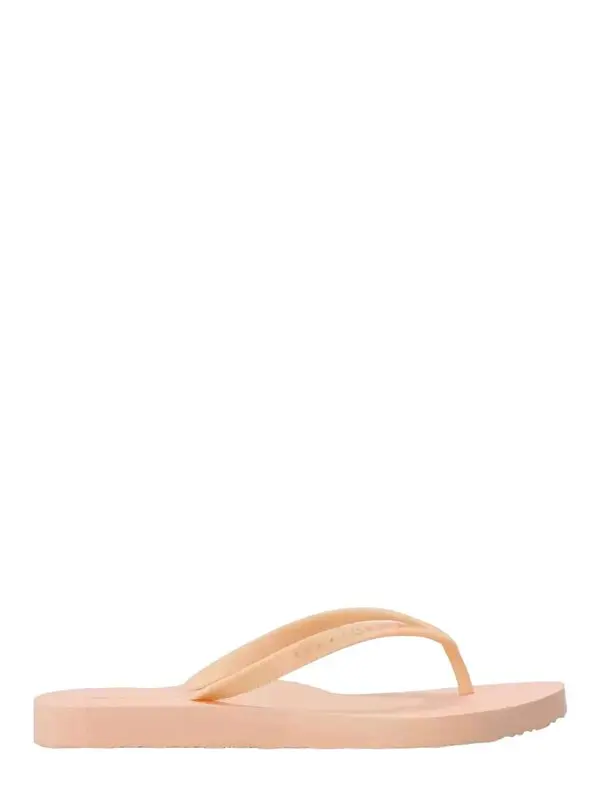 Tommy Hilfiger Embossed Logo Strap Flip-flops - Neutrals