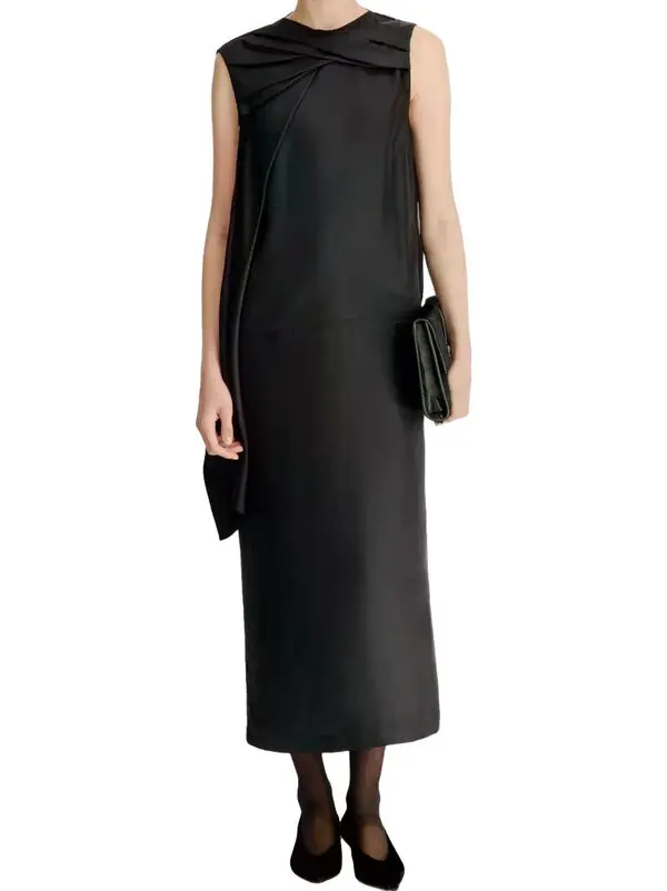 Loulou De Saison Izia Midi Dress - Black