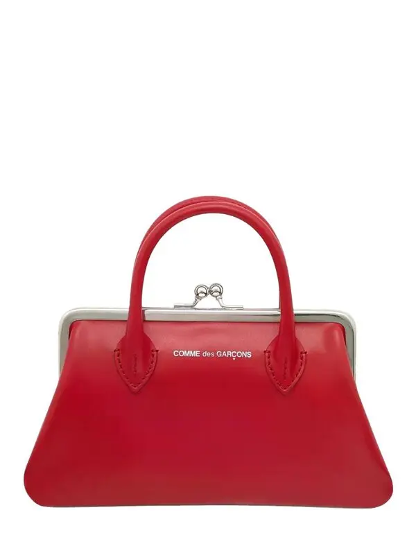 Comme Des Garçons Clasp-fastening Top-handle Wallet - Red