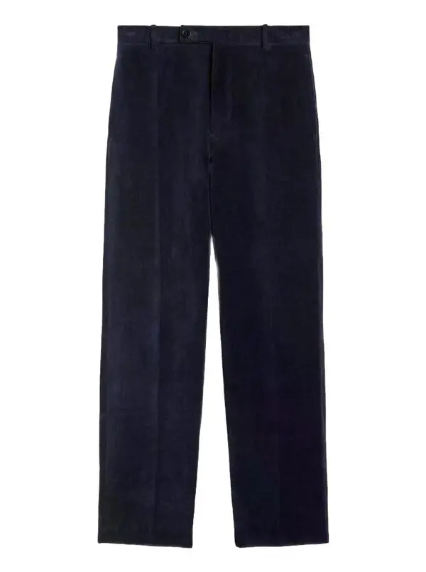 JIL SANDER Velvet Trousers - Blue