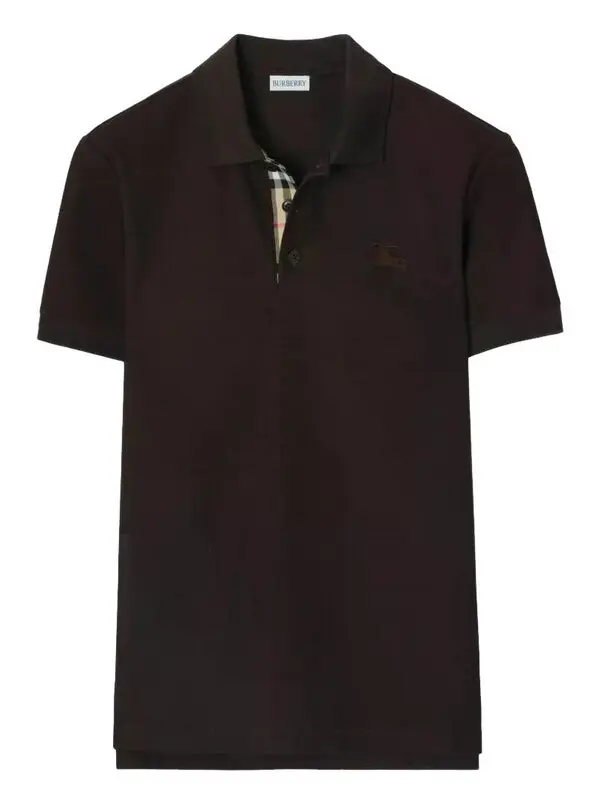 Burberry Cotton Polo Shirt - Brown