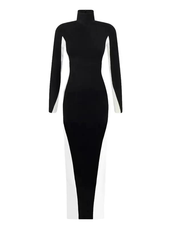 Dsquared2 Long-sleeve Maxi Dress - Black
