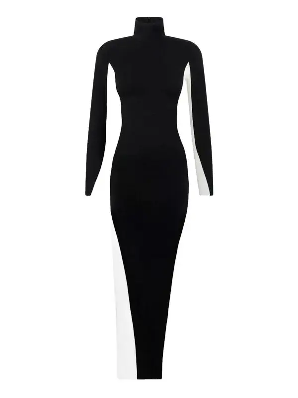 Dsquared2 Long-sleeve Maxi Dress - Black