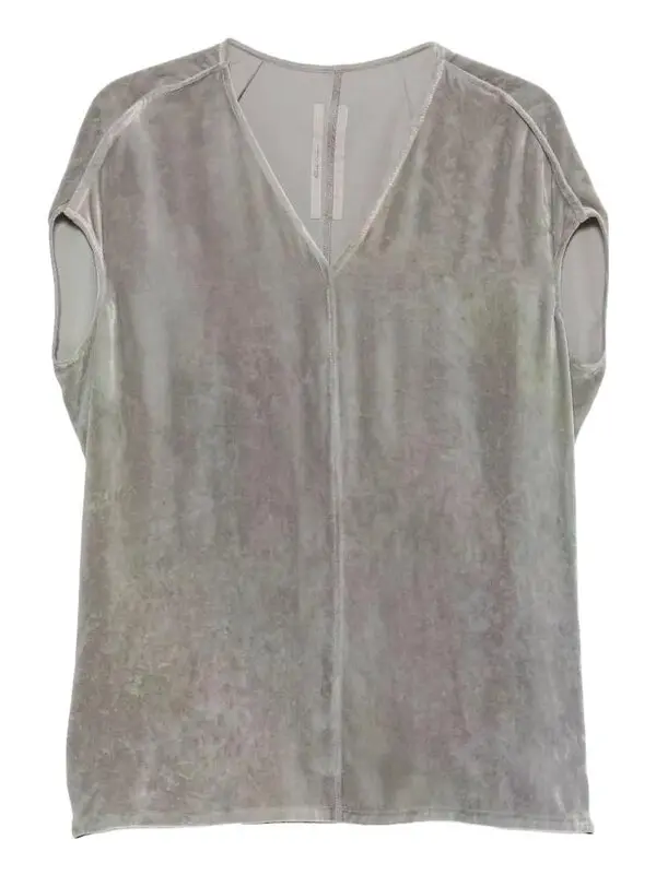 Rick Owens V-neck Blouse - Grey