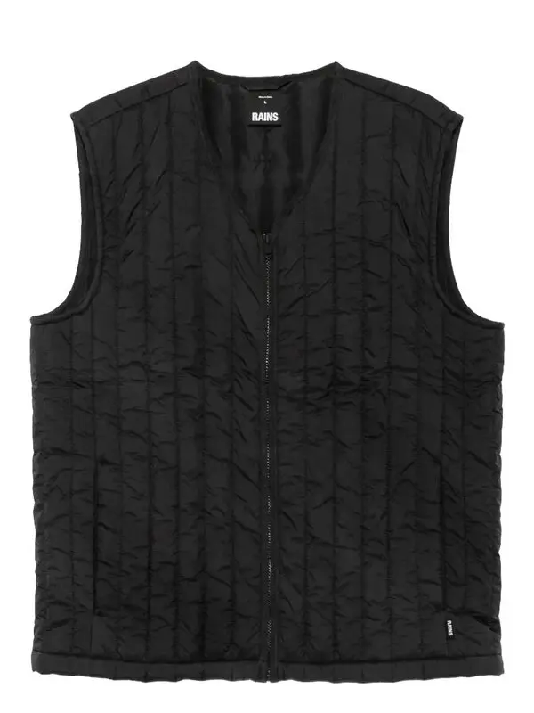 Rains Banja Quilted Gilet - Black